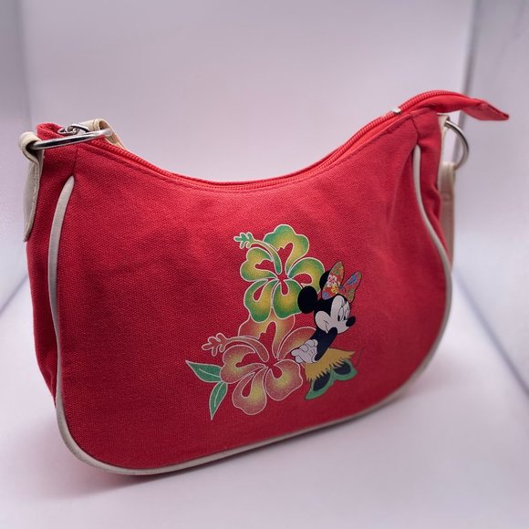 Disney | Accessories | Disney Minnie Mouse Hawaiian Canvas Purse | Poshmark